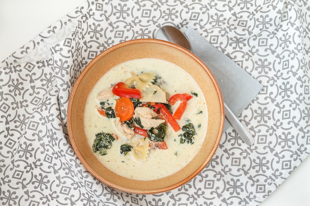 Creamy Italian chicken soup | Tajinny.com