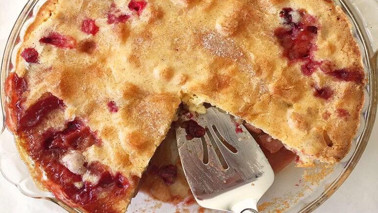 Pear Cranberry Spiced Cake | Tajinny.com