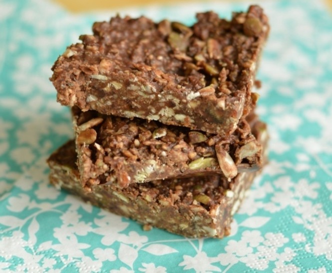 Peppermint Chocolate Seed Squares | Tajinny.com