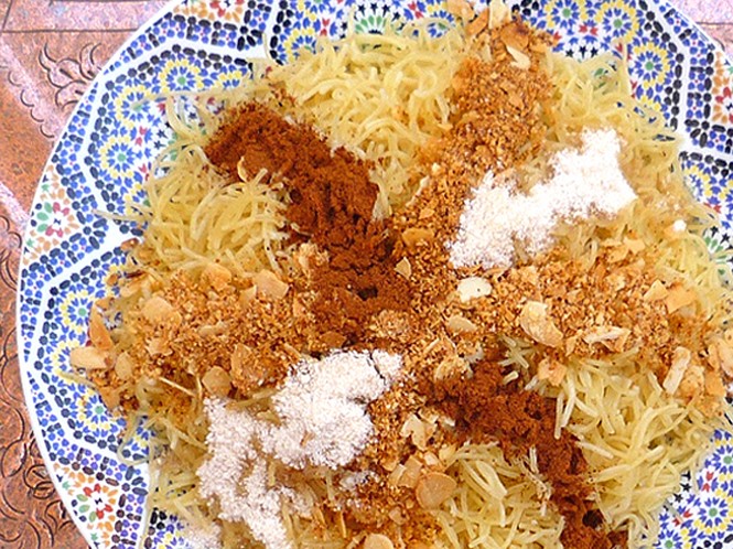 Seffa Medfouna with toasted Culinary Argan Oil | Tajinny.com