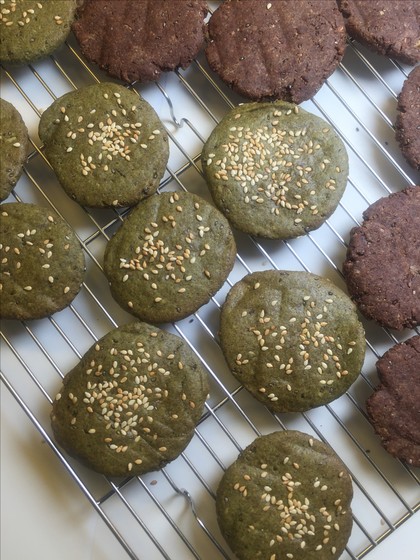 Gluten Free Matcha Biscuits | Tajinny.com